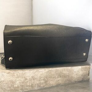 Michael Kors | Bags | Michael Kors Hamilton Saffiano Black Satchel With ...